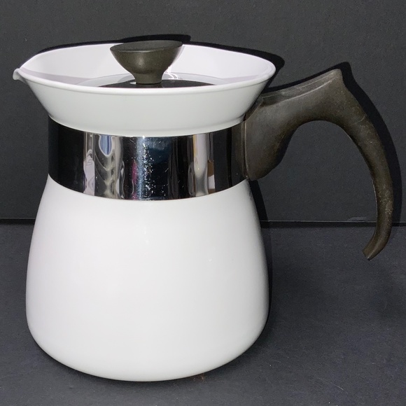 Corningware | Kitchen | Rare Vintage White Corning Ware Cookmates Ktp7 ...